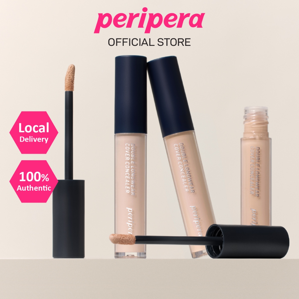 [PERIPERA] Double Long Wear Cover Concealer 6g (High coverage ...