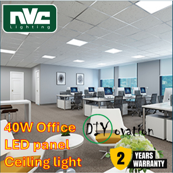 [2yrs Warranty] NVC 600X600 Recess/ False Ceiling LED panel/ Surface ...