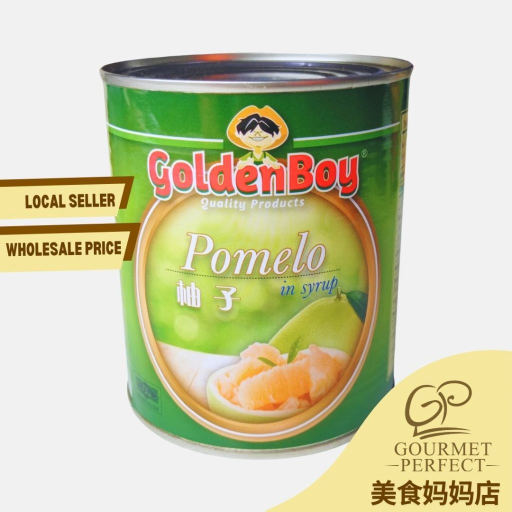 Golden Boy Pomelo in Syrup 850g - Halal | 柚子罐头 | Shopee Singapore