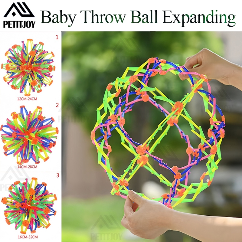 Baby Throwing Ball Expanding Ball Toy Plastic Toy Ball Mini Ball Small ...