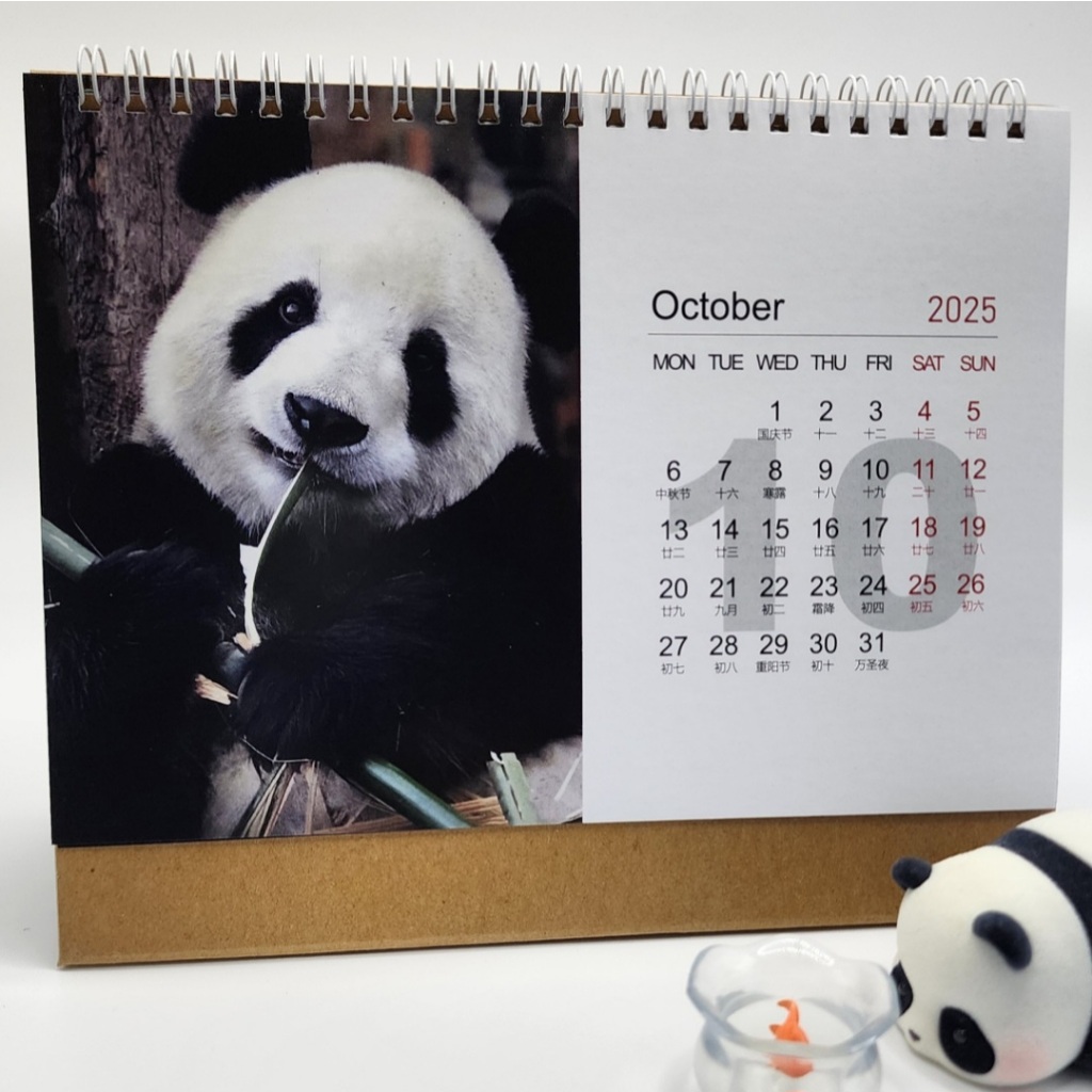 2025 Giant Panda Feiyun Color Photo Calendar Desktop Pictures Of Feiyun ...