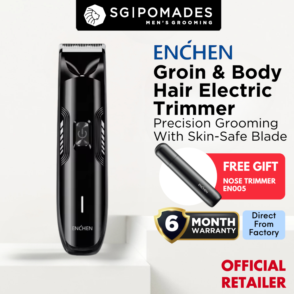 Enchen Spark 3 Groin & Body Hair Electric Trimmer - Waterproof, Skin ...