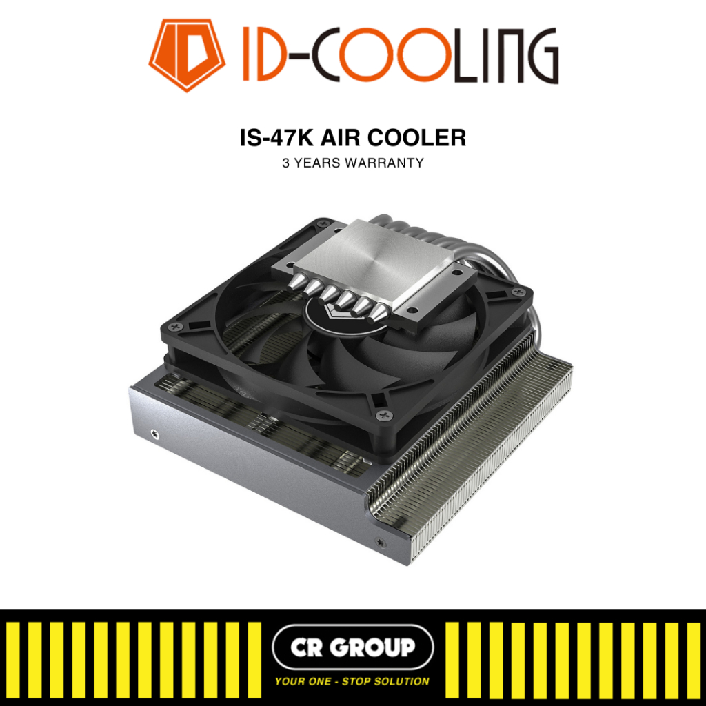 ID-COOLING IS-47K Low Profile CPU Cooler for PC Builds - 600~2500RPM ...