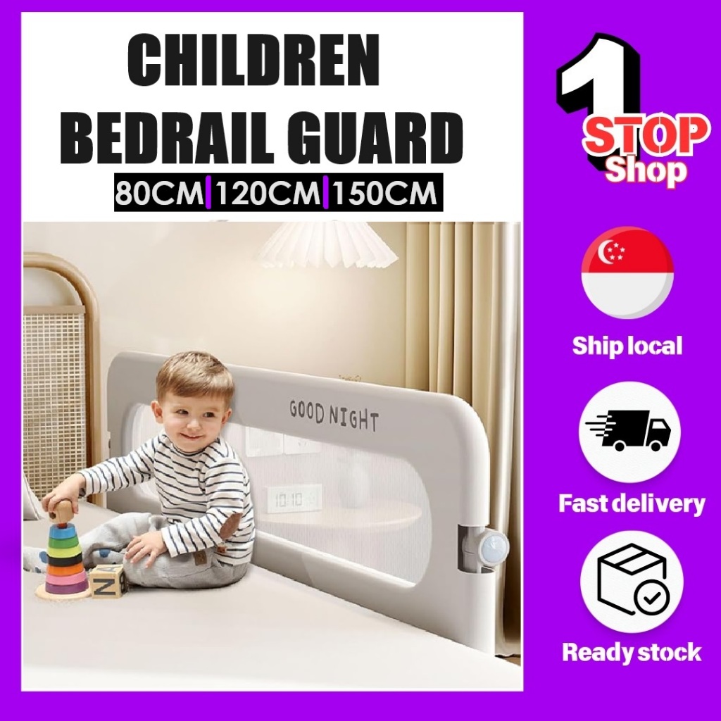 Baby Bed Rail Guard Safety Fence Bumper bed barrier travel bed rail ...