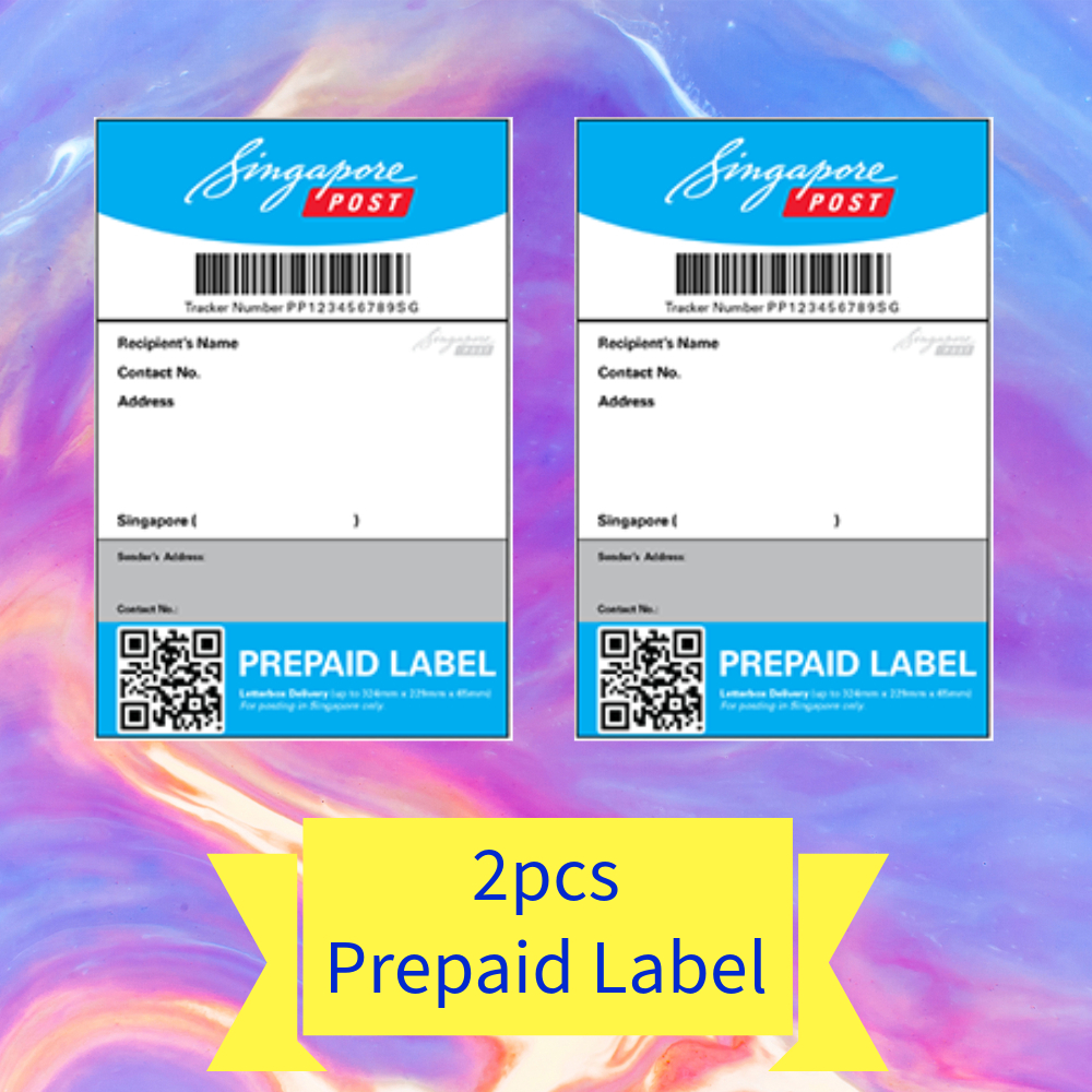 [Free Shipping] [2pcs] SingPost Prepaid Postage Label Tracked Letterbox ...