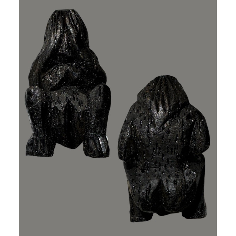 Thai Lanna Burmese Kawei Occult Black Teak Amulet Saya Nan Aung Hlaing ...