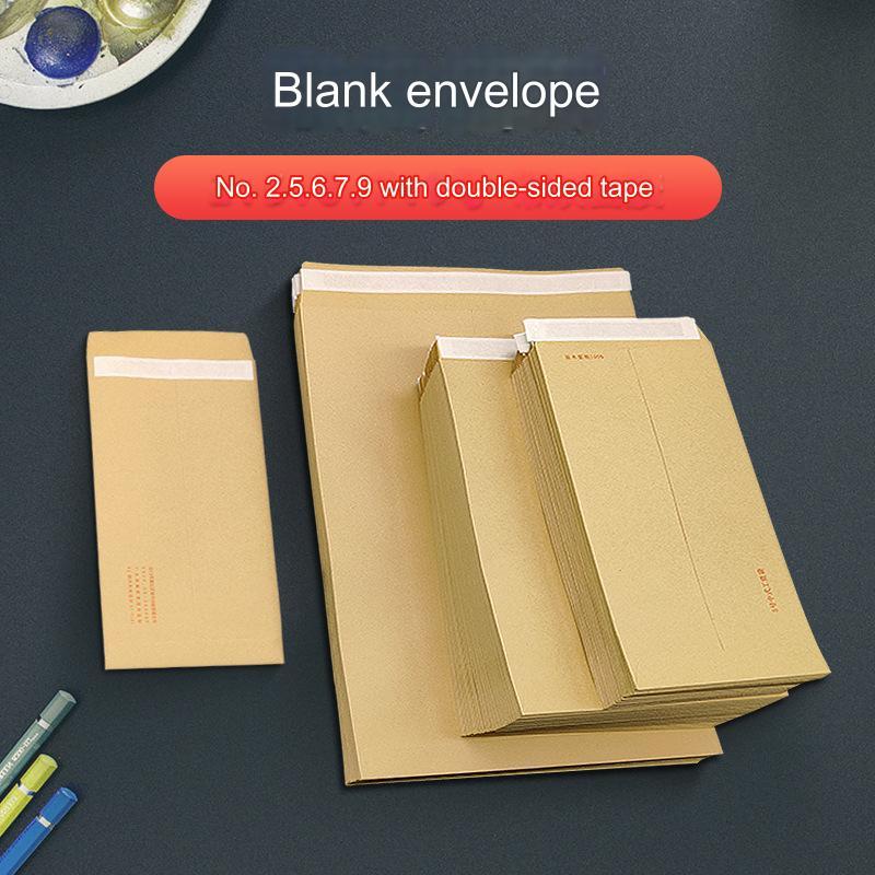 SG Paper Envelope B6 C6 50pcs Kraft Envelope RetroSelf Adhesive ...