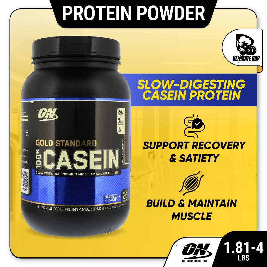 Optimum Nutrition Gold, Standard 100%, Casein, Protein Powder, Amino ...