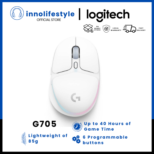 LOGITECH G705 LIGHTSPEED WIRELESS MOUSE (2Y WARRANTY) | Shopee Singapore