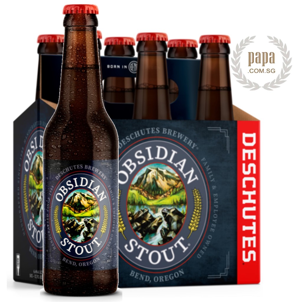 Deschutes Brewery Co - Obsidian Stout - 6.4% abv - Bend, OR, US - ( 6 x ...