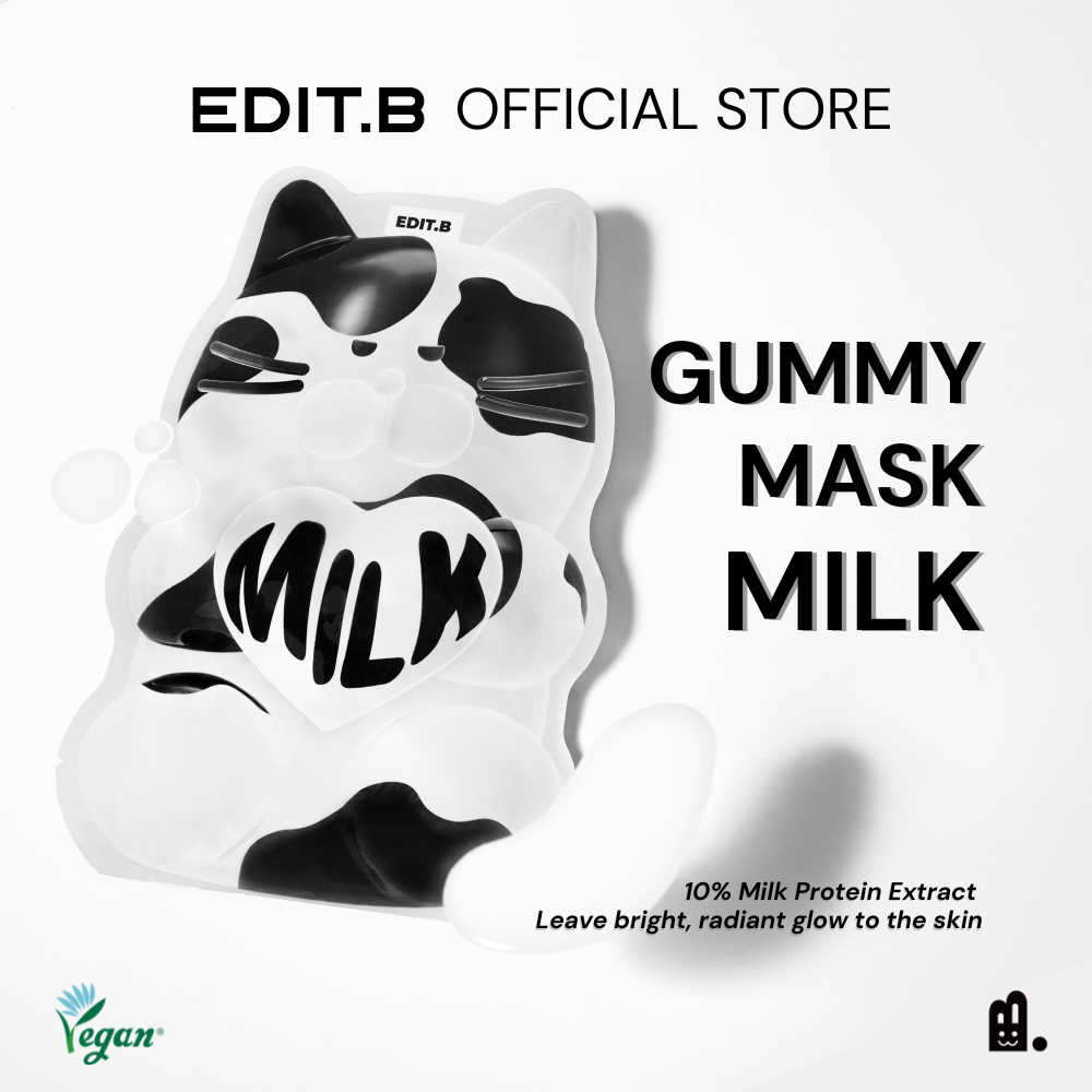 [EDIT.B Official] EDIT.B WATERFULL GUMMY MASK MILK 25ML | Shopee Singapore
