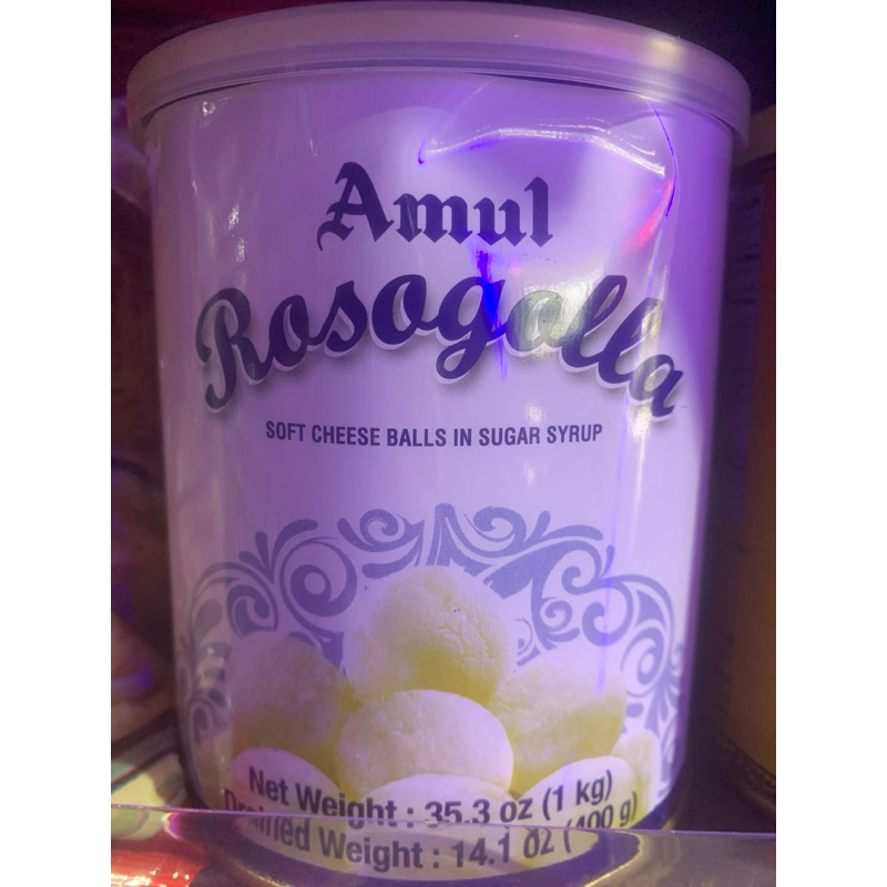Amul rasogolla tasty 1kg | Shopee Singapore