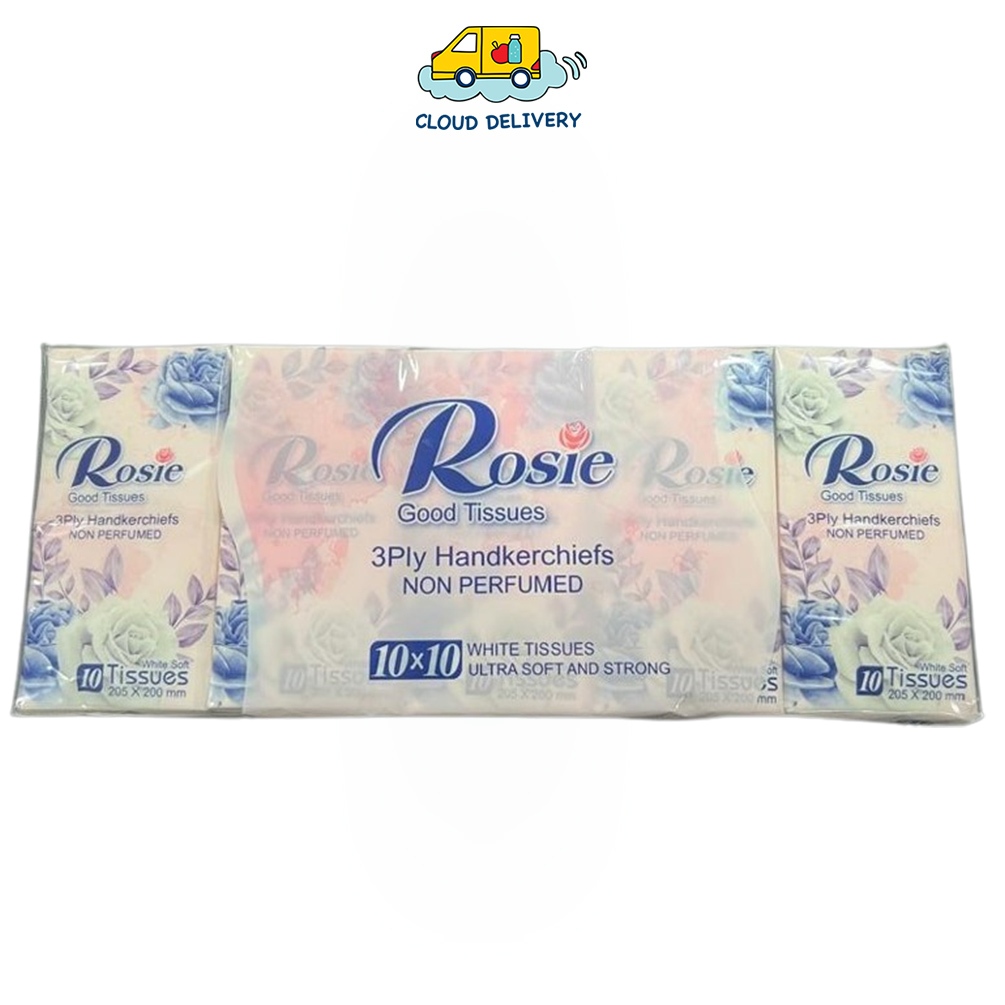 Rosie Good Tissue 3PLY , (10 Packs x 10s) | Shopee Singapore