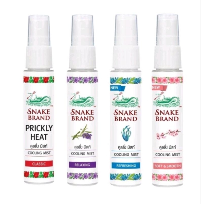 Local stock - Snake Brand Cooling Mist 30g (5 Scents! Can mix and match ...