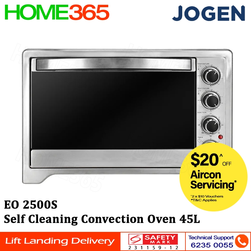 Jogen Self Cleaning Convection Oven 45L EO 2500S | Shopee Singapore