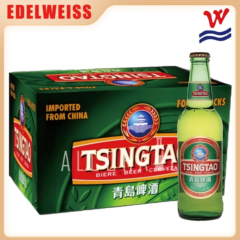 singtao wheat精酿青岛全麦自啤酒（Pint Bottle）4.7° 330ml*24 | Shopee Singapore