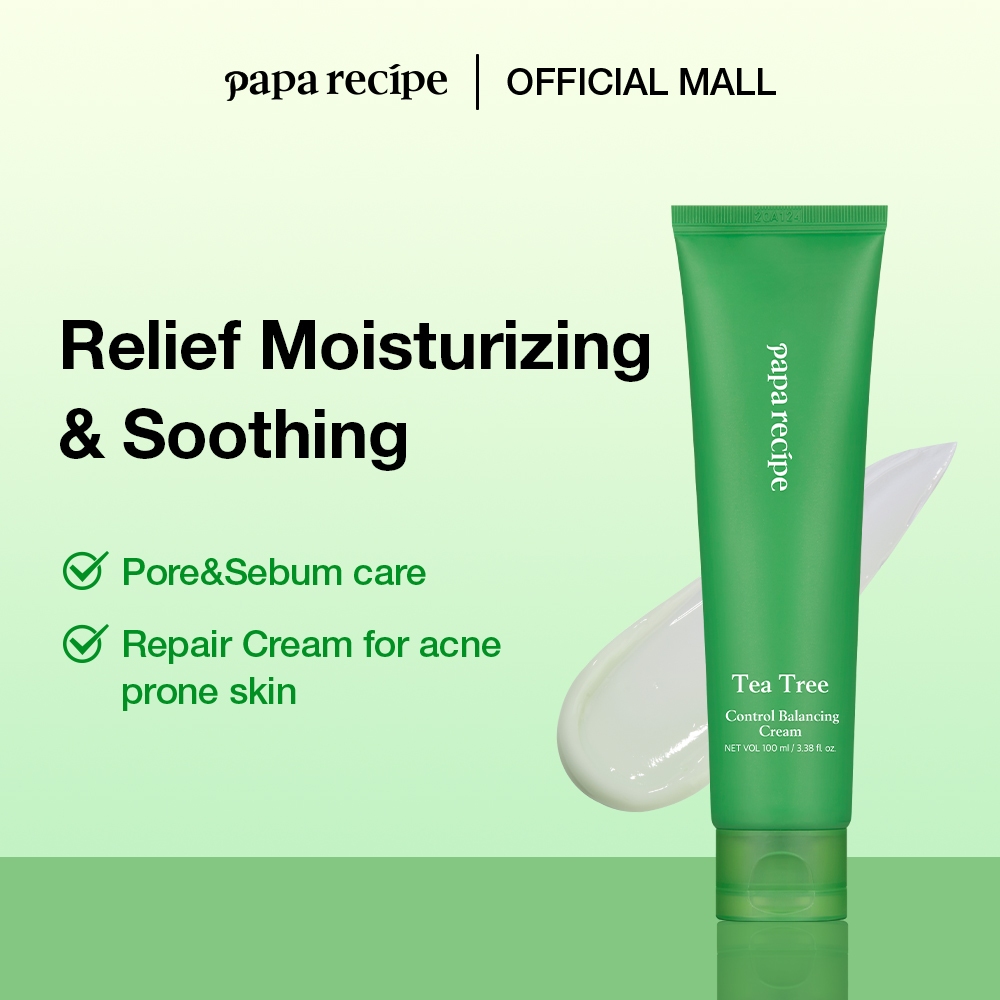 papa recipe Tea Tree Control Balancing Cream (100ml) | Shopee Singapore