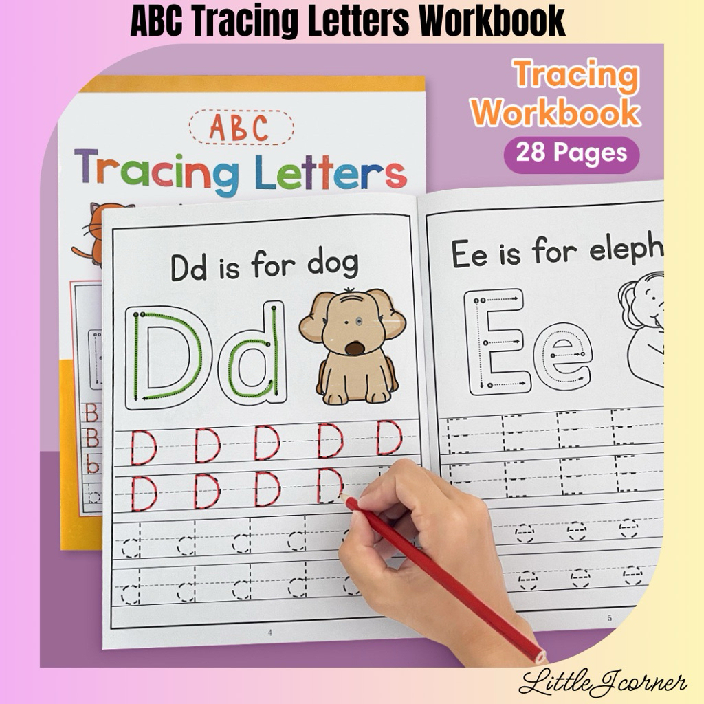 ABC Tracing Letters Workbook for Kids | 28 Pages | Alphabet Handwriting ...