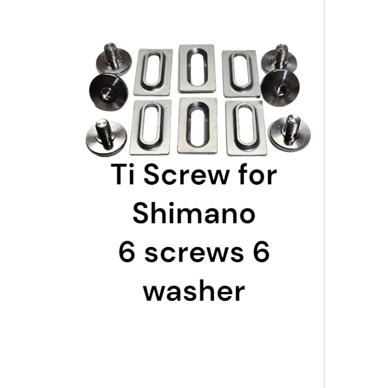 Titanium Bolt for Shimano Cleat SPD-SL look keo cleat screw set Grade 5 ...