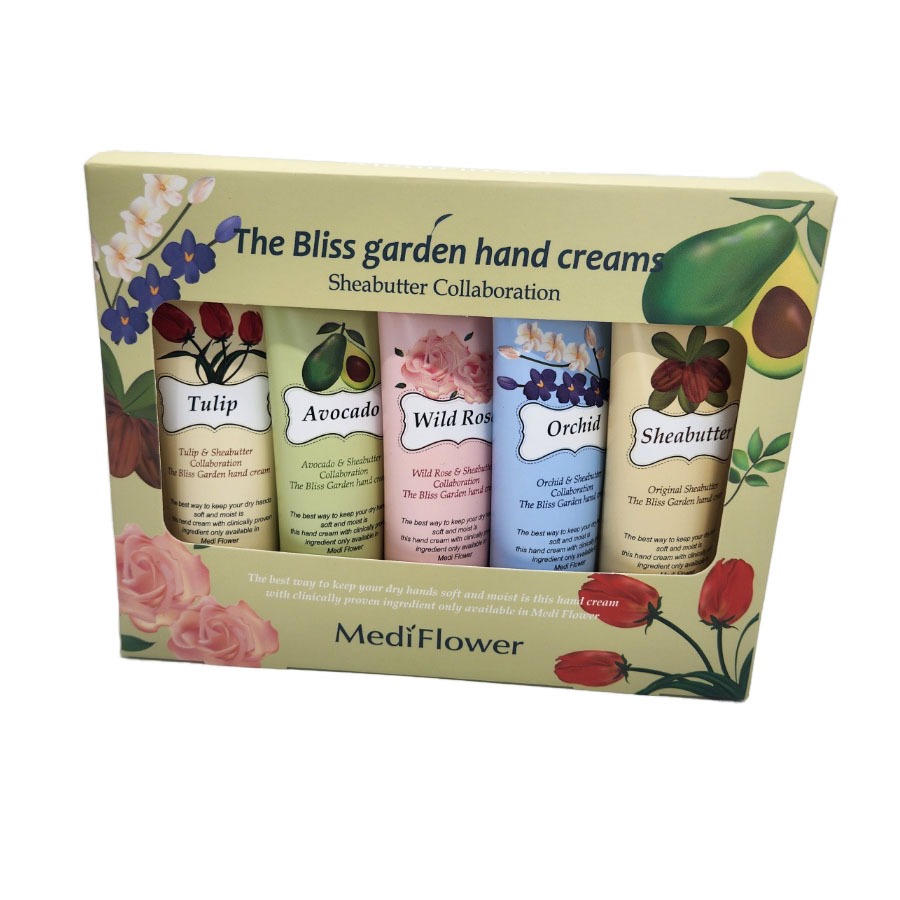 [MediFlower] The Bliss Garden Hand Cream Set 50g x 5, Korea skincare ...