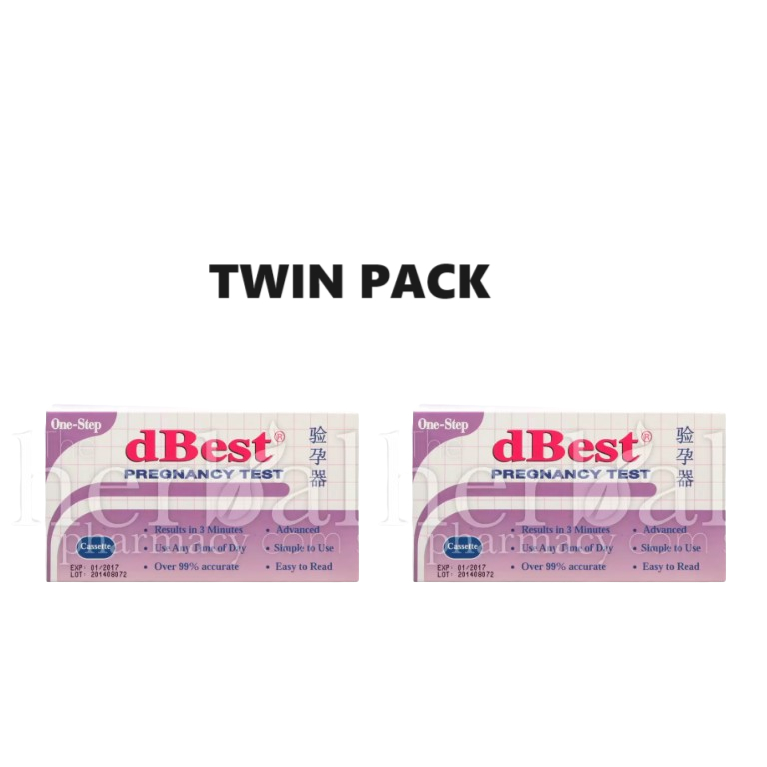 Dbest Pregnancy Test Cassette 1s x 2 - Twin Pack | Shopee Singapore