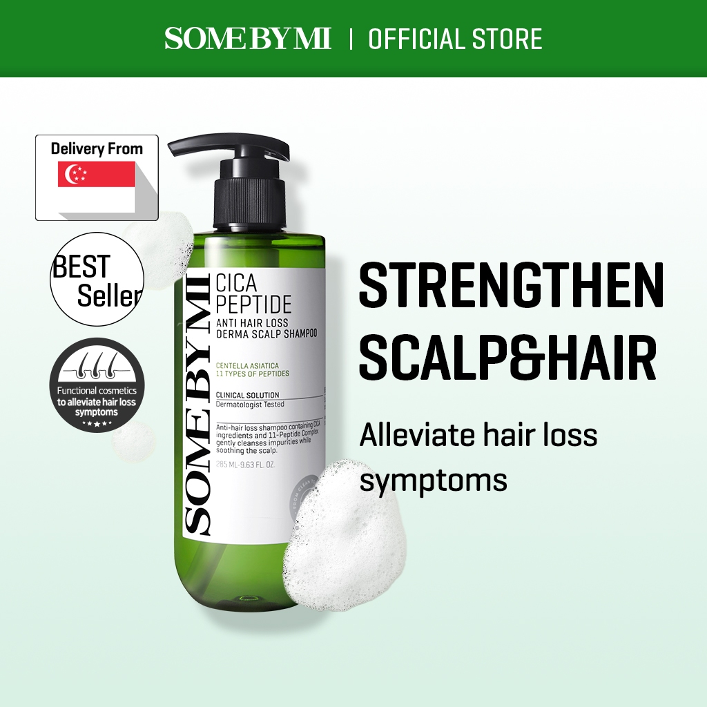 SOMEBYMI Cica Peptide Anti Hair Loss Derma Scalp Shampoo, 285ml [ [Anti ...