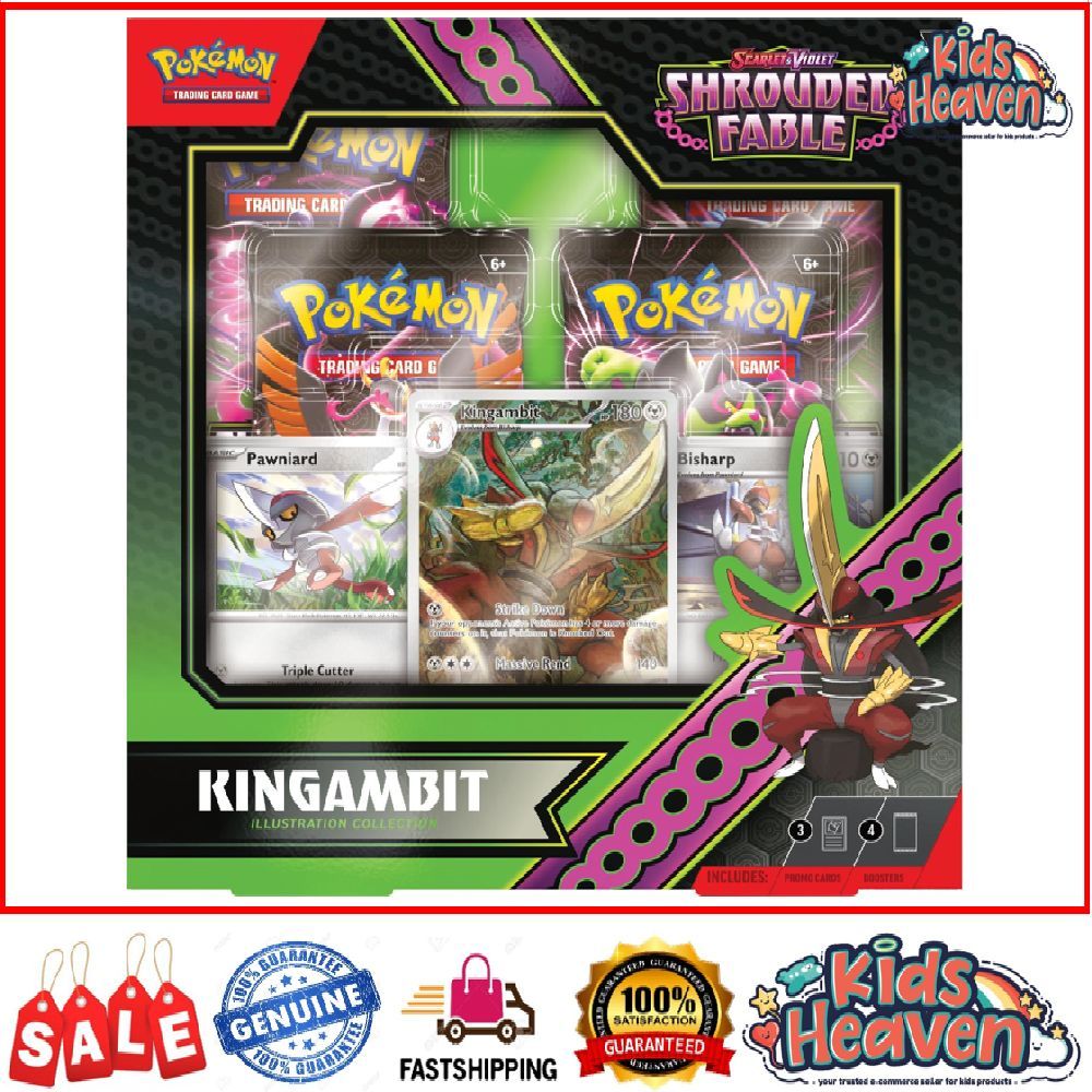 Pokemon TCG - Scarlet & Violet: Shrouded Fable Kingambit Illustration Collection (100.0% ...