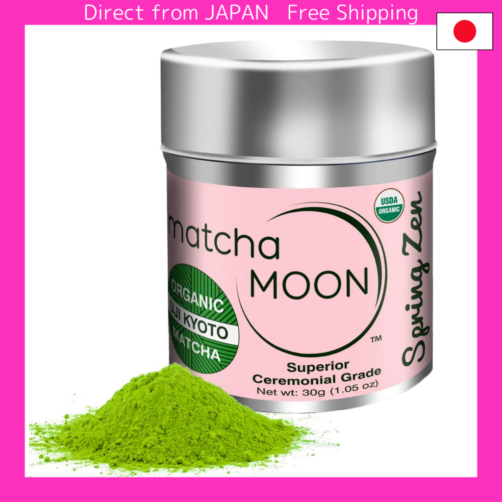 Matcha Moon Kyoto Uji Organic Ceremonial Grade Matcha Powder 30g | Shopee Singapore