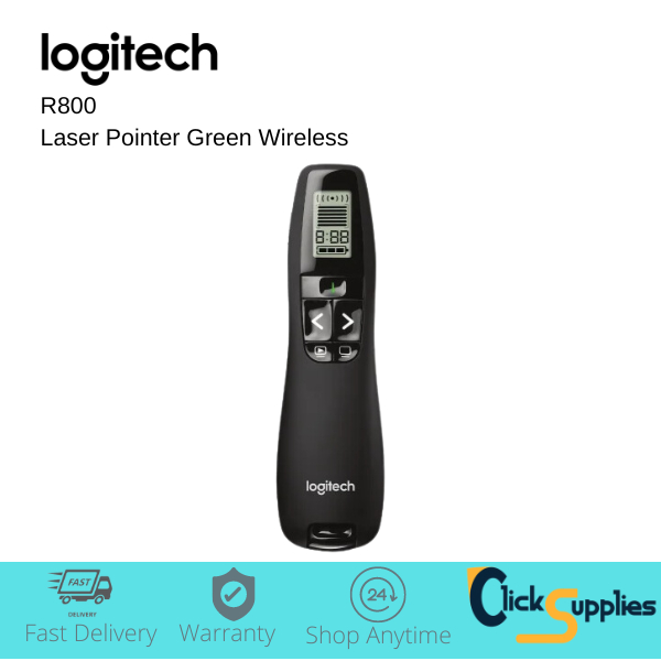 Laser Pointer Green Logitech R800 Wireless Remote Pointer Clicker for ...
