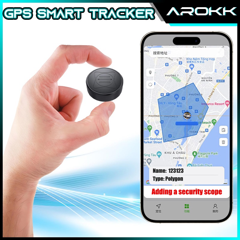 SG丨Magnet Mini GPS Tracker Smart Tag Smart Locator Bluetooth GPS ...