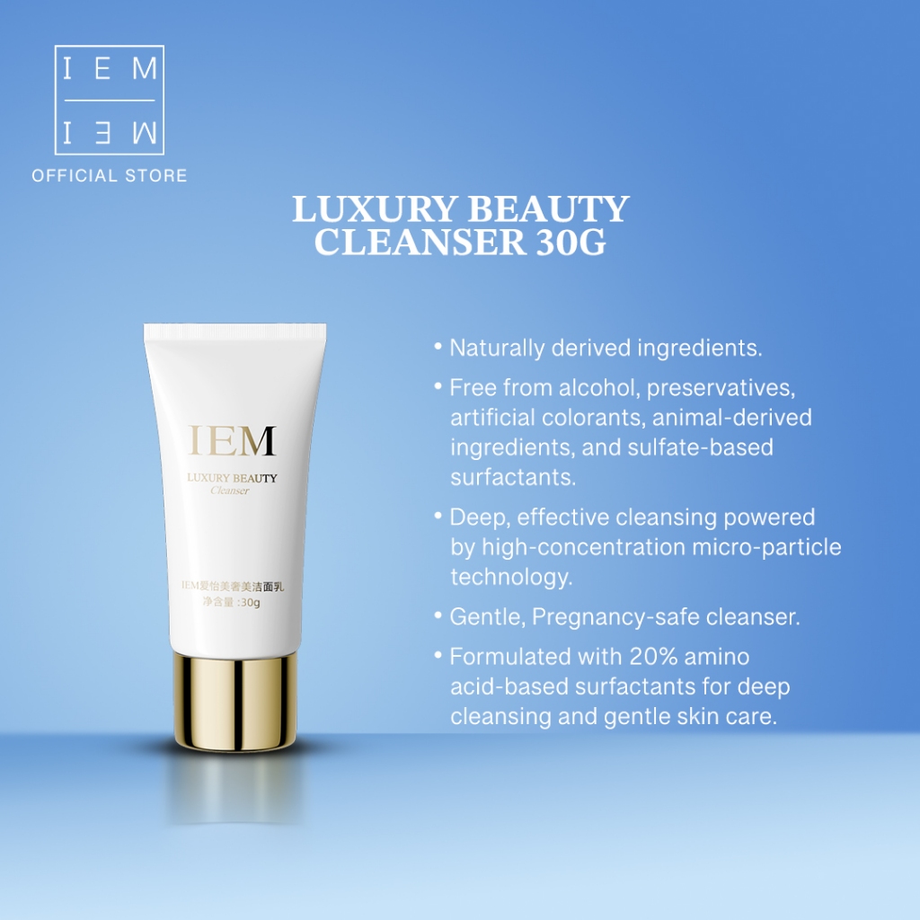 [Gift] IEM Luxury Beauty Cleanser 30g | Amino-acids Fine Foam Cleanser ...