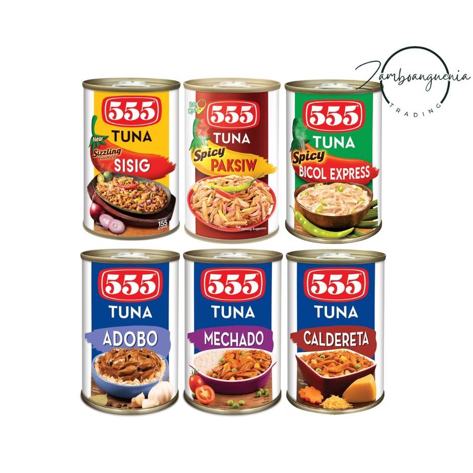 555 TUNA (Sisig | Paksiw | Bicol Express | Adobo | Mechado | Caldereta ...
