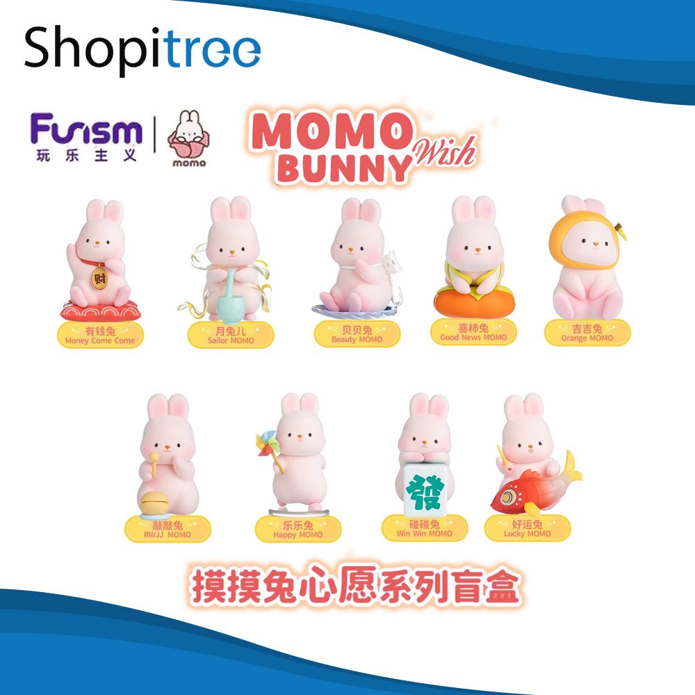 Funism MOMO BUNNY Wish Series Blind Box (Single Box [Random]) | Shopee ...