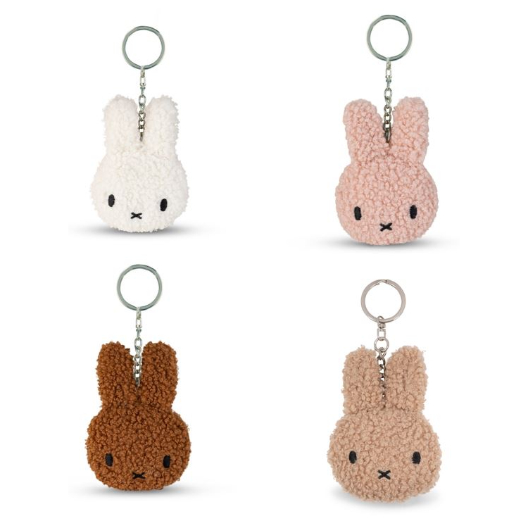 Miffy Flat Keychain ECO Tiny Teddy Various Colours 10cm 100% Recycled Plush Keychain. Licensed ...