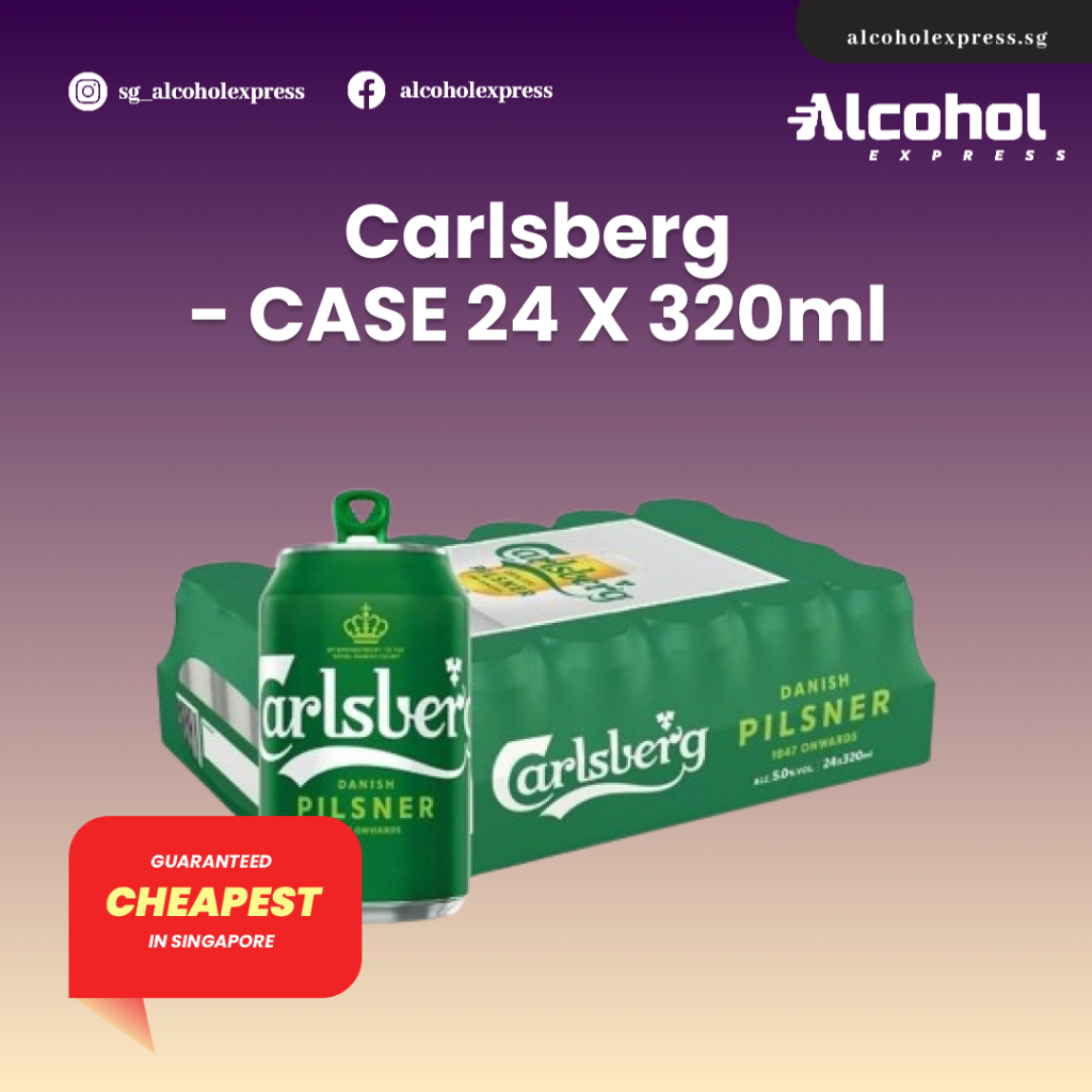 Carlsberg Can - 24 x 320ml (BBD 11/26) | Shopee Singapore
