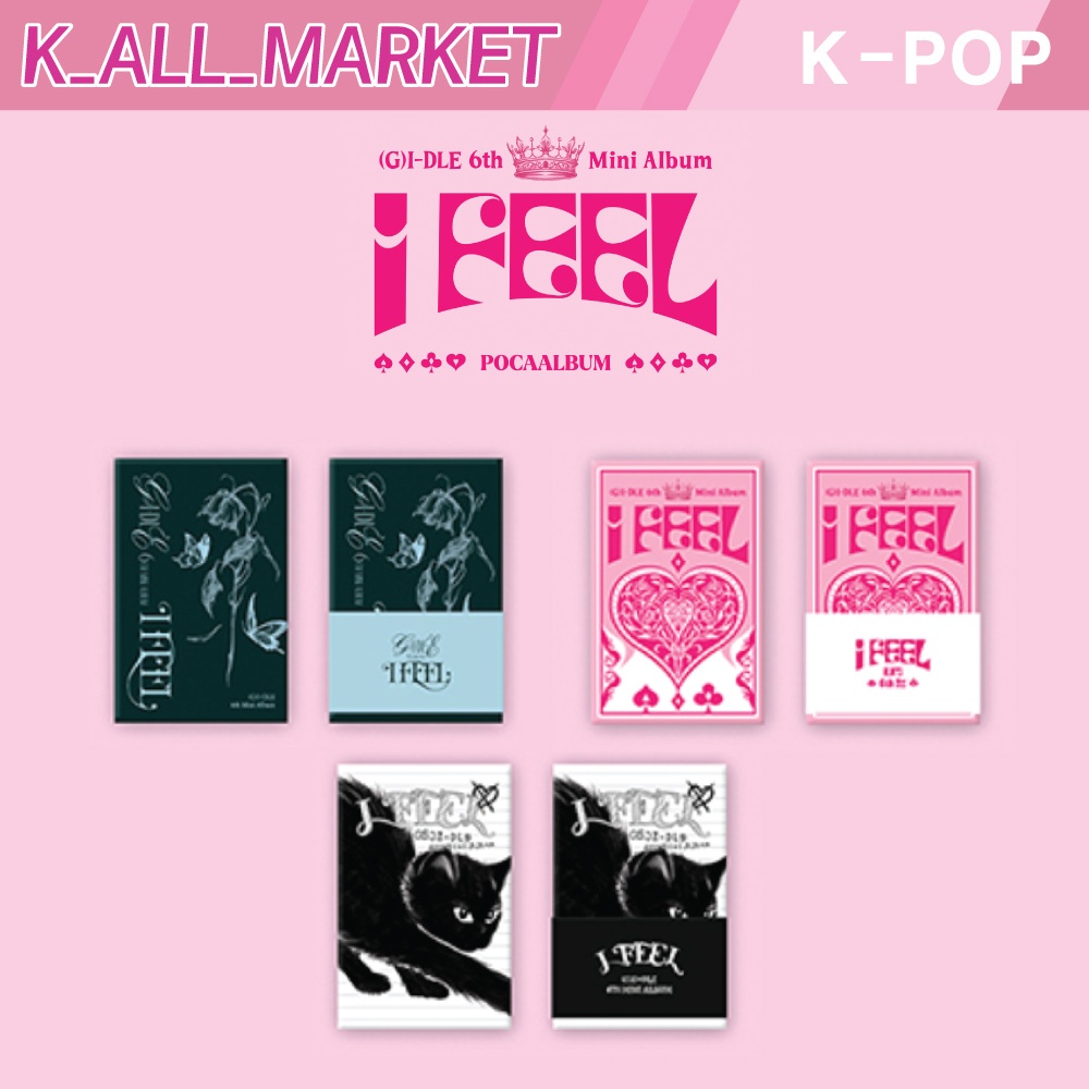 [(G)I-DLE] 6th Mini Album [I feel] (PocaAlbum Ver.) | Shopee Singapore