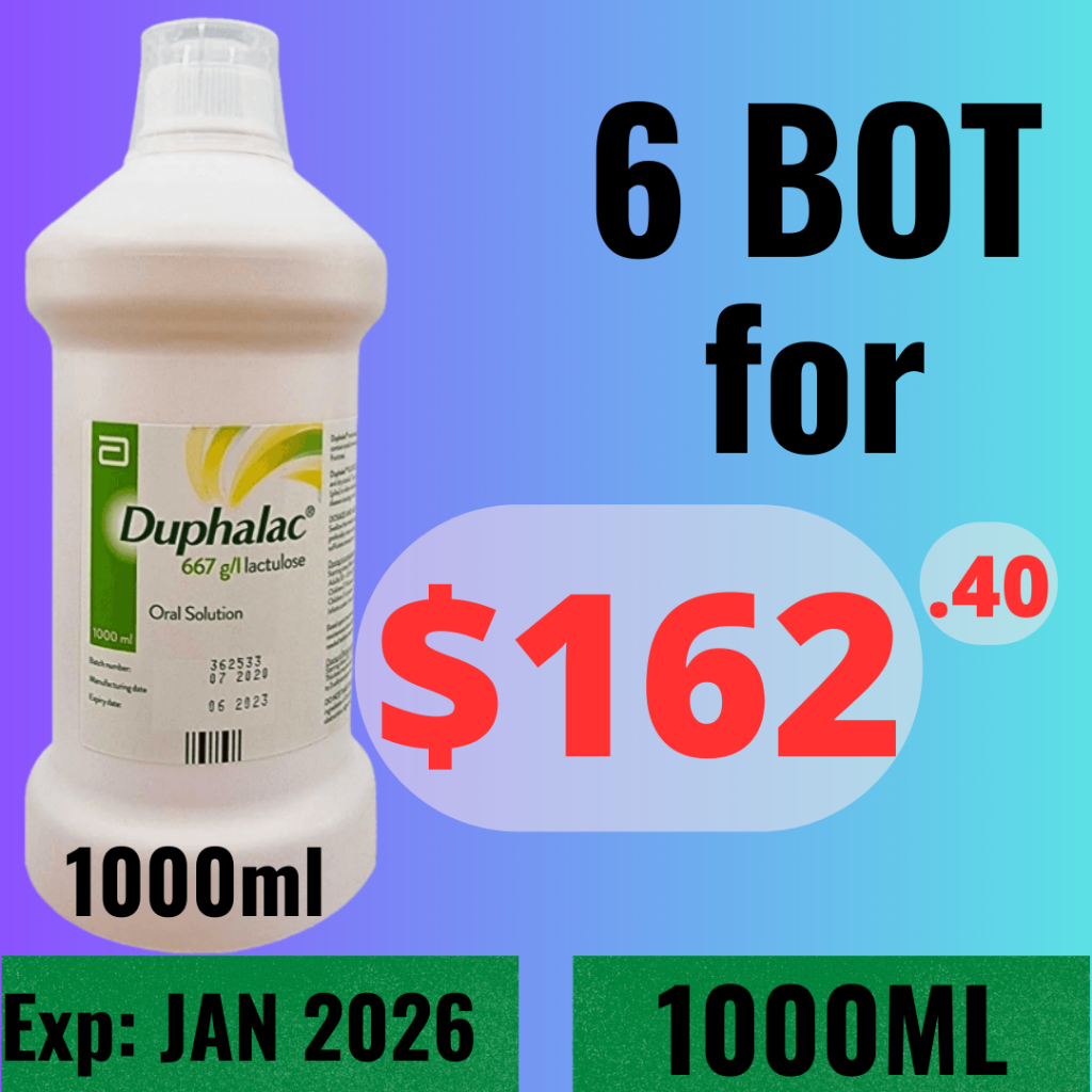 Duphalac Syrup 1000ml Lactulose constipation Lactus Constipation ...