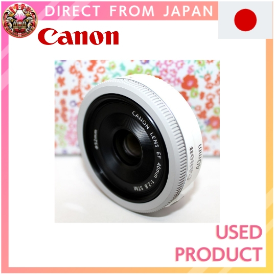 【Used】Canon Prime Lens EF40mm F2.8 STM Full-Frame Compatible -White ...