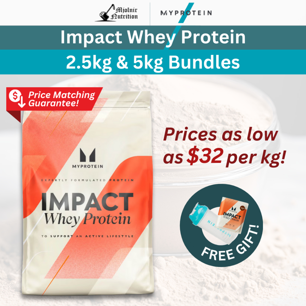 Whey Protein (2.5kg/5kg BUNDLE) - MyProtein | Shopee Singapore