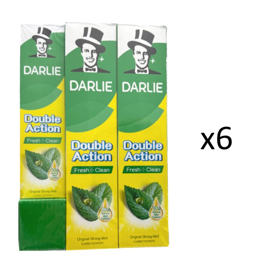 (BUNDLE OF 6) DARLIE DOUBLE ACTION TOOTHPASTE 225G X2+100G | Shopee ...