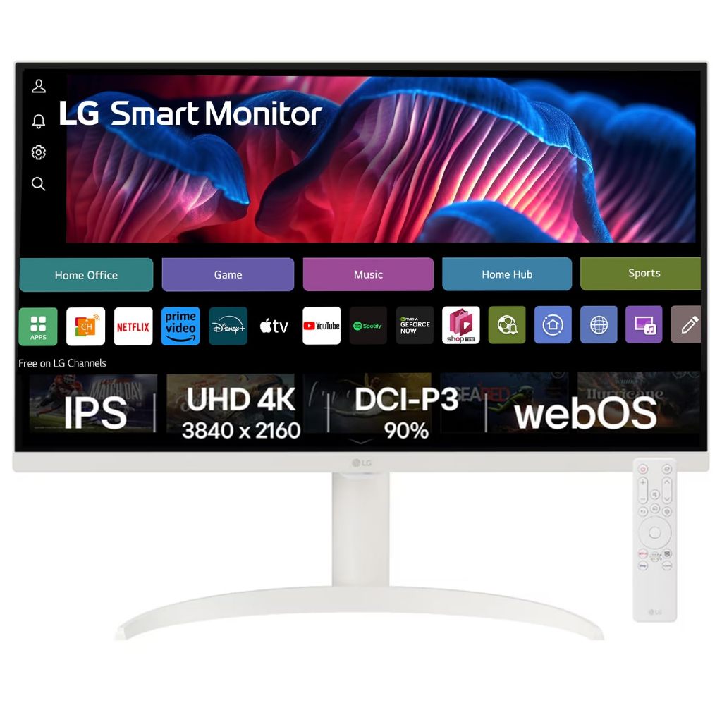 LG 27SR75U Smart Monitor, 27", IPS, 4K, UHD (3840x2160), HDR10, USB ...