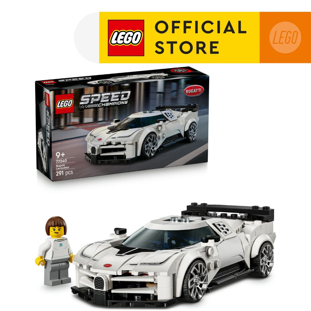 LEGO Speed Champions 77240 Bugatti Centodieci Hyper Sports Car (291 ...