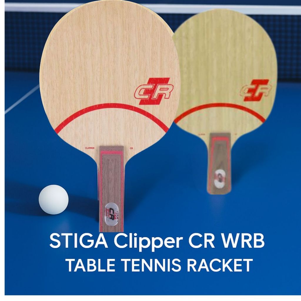 STIGA Clipper CR WRB Table Tennis Racket - Available in Straight ...