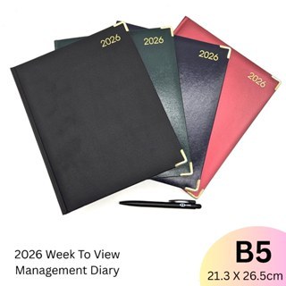 [Ready Stock]2026 Diary B5 Week To View Padded Front and hardback ...