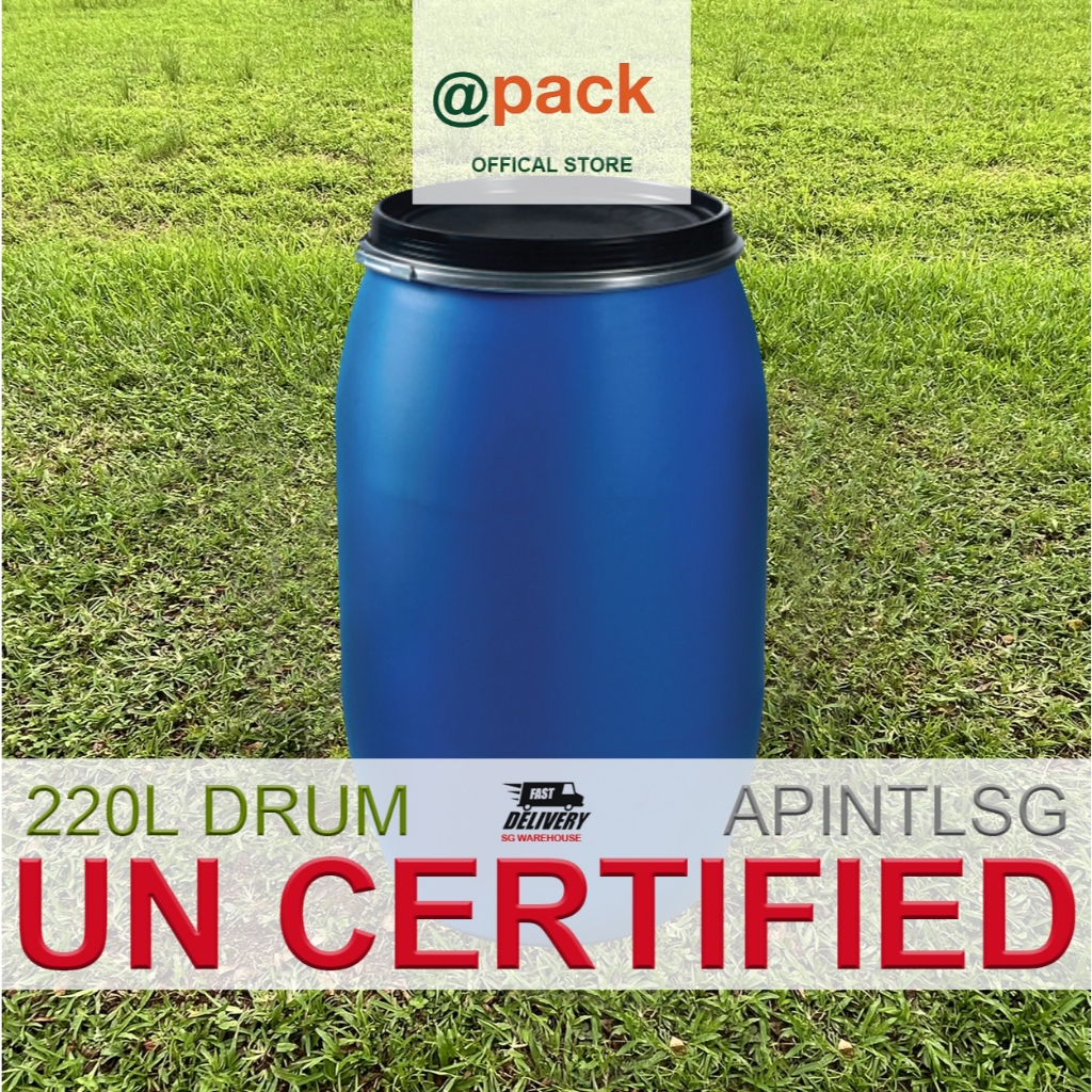 [SG SELLER] 220L NEW UN Certified Drum W/WO Discharge Tap, Water ...