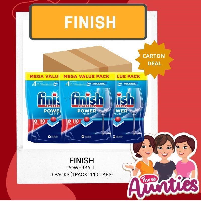 [Carton Deal] Finish Dishwashing (Powerball All-in-1) Cleaning Tablet ...