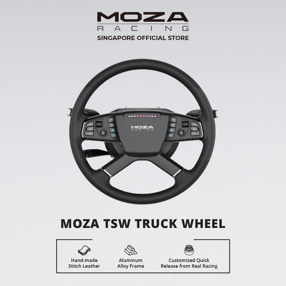 MOZA Racing Gaming TSW Truck Steering Wheel | Shopee Singapore