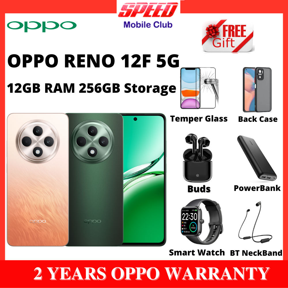 Oppo Reno 12F 5G (12/256GB) | NFC | IP64 dust/water resistant | 50MP ...