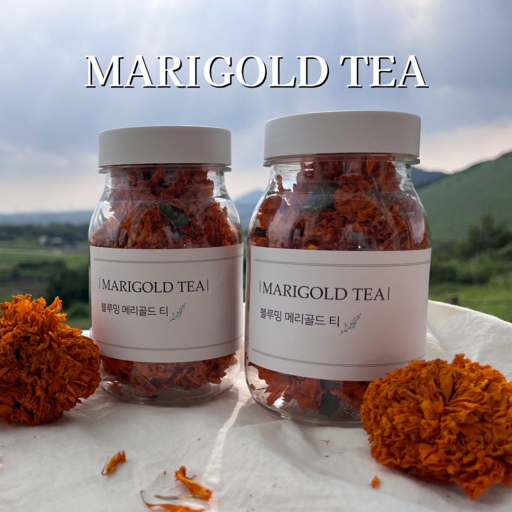 Marigold Flower Tea Jeju Marigold Tea 25g (Lutain tea) | Shopee Singapore