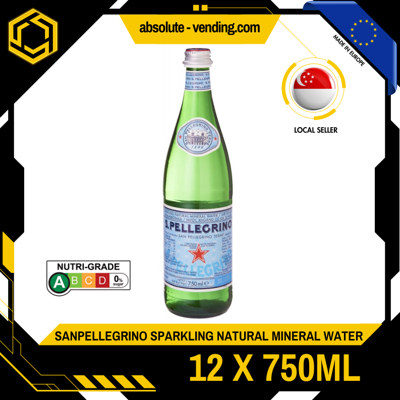 SAN PELLEGRINO Sparkling Mineral Water 750ML X 12 (GLASS) | Shopee Singapore